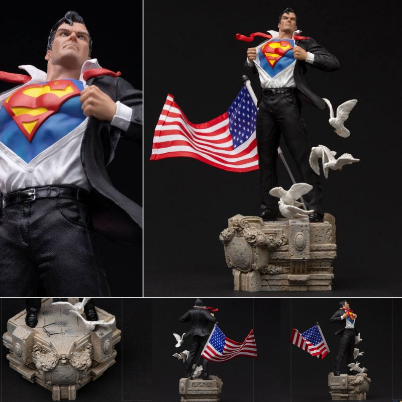 DC COMICS Statue Clark Kent Deluxe Art Scale Iron Studios