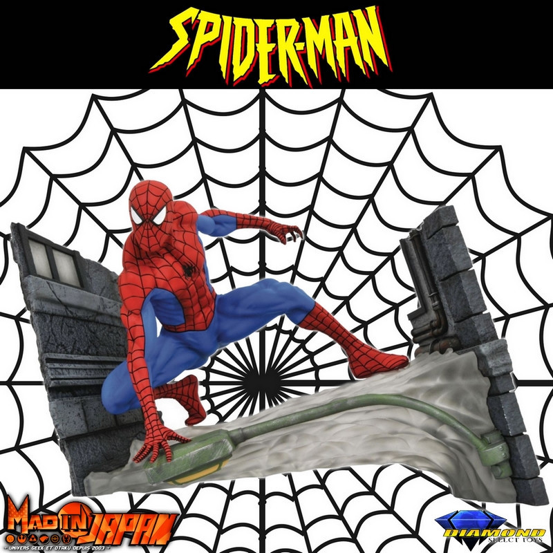 SPIDER-MAN Statue Spider-Man Comic Book Version Marvel Gallery