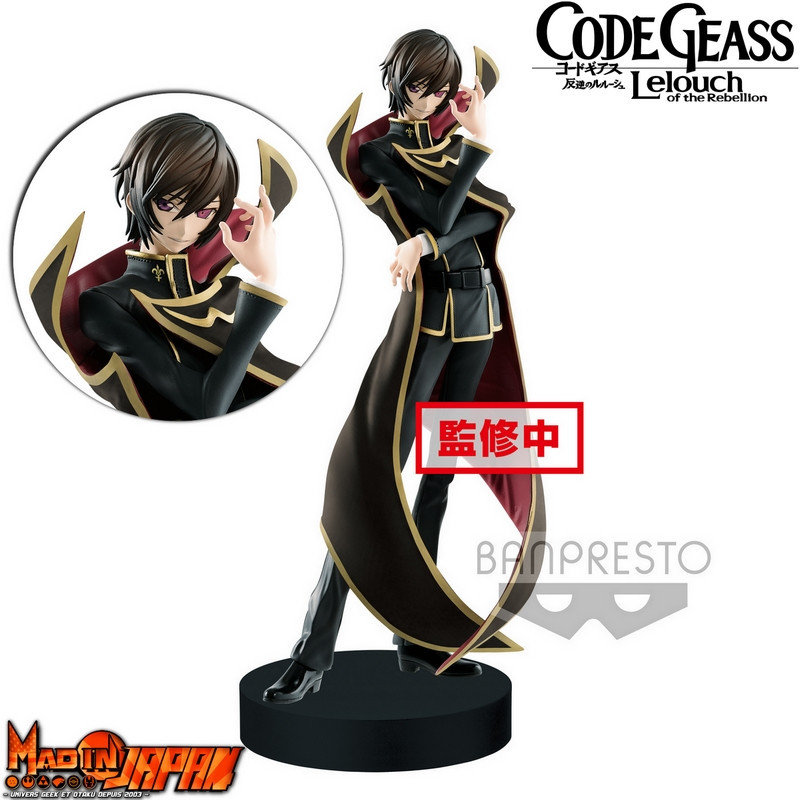 CODE GEASS figurine Lelouch Lamprouge EXQ V2 Banpresto
