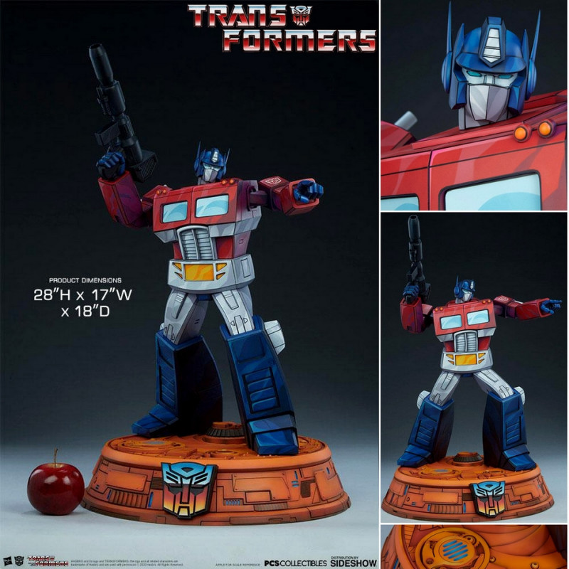 TRANSFORMERS G1 Statue Optimus Prime Museum Scale PCS Collectibles