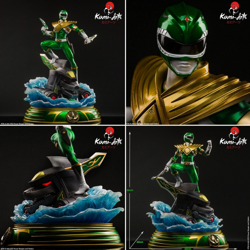 POWER RANGERS Statue Green Ranger Kami Arts