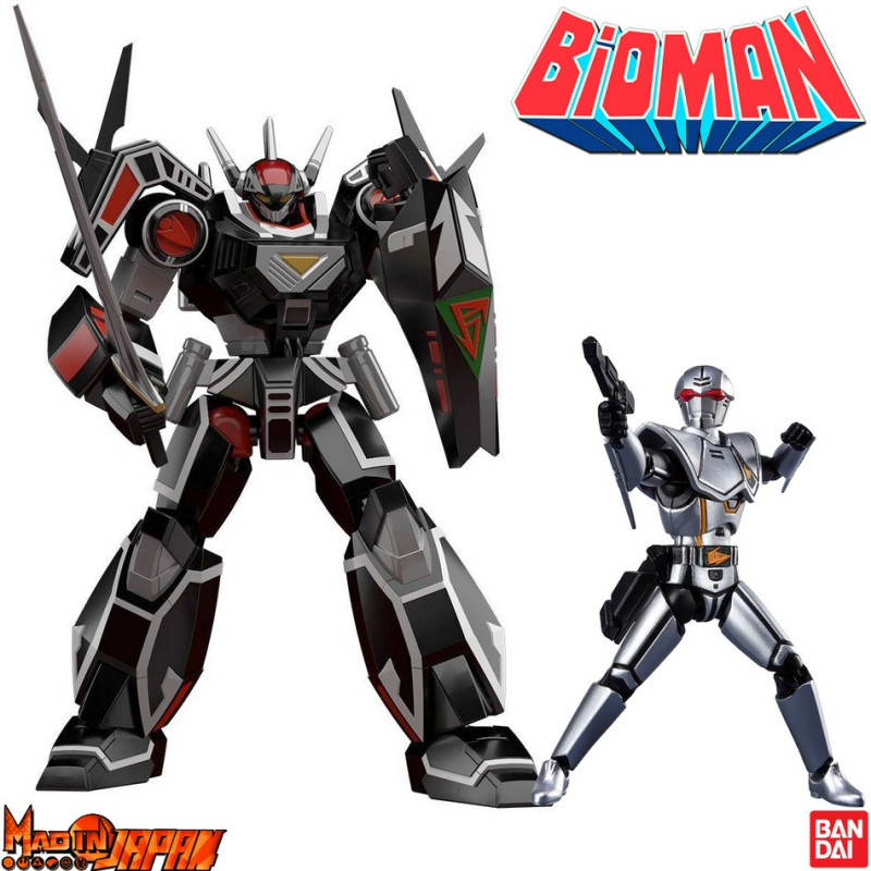 BIOMAN Pack Balzion & Bio Hunter Silva Mini Pla Bandai