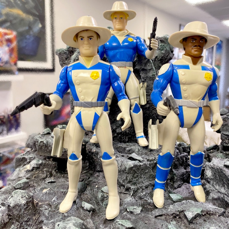 GALAXY RANGERS Pack 3 Figurines Galaxy Rangers Ideal