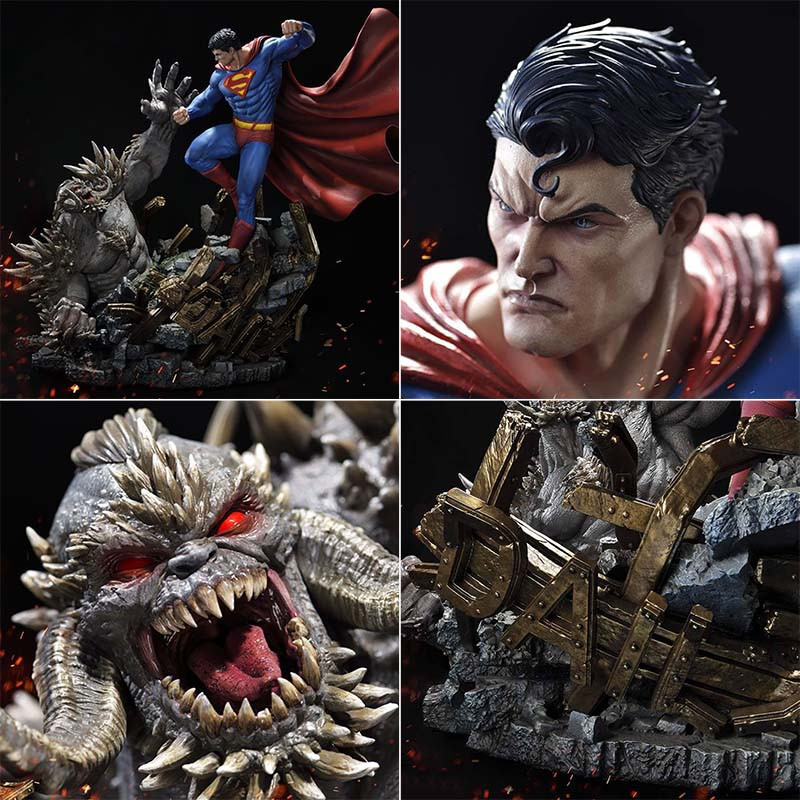 DC COMICS Statue Superman Vs Doomsday By Jason Fabok Prime 1 Studio