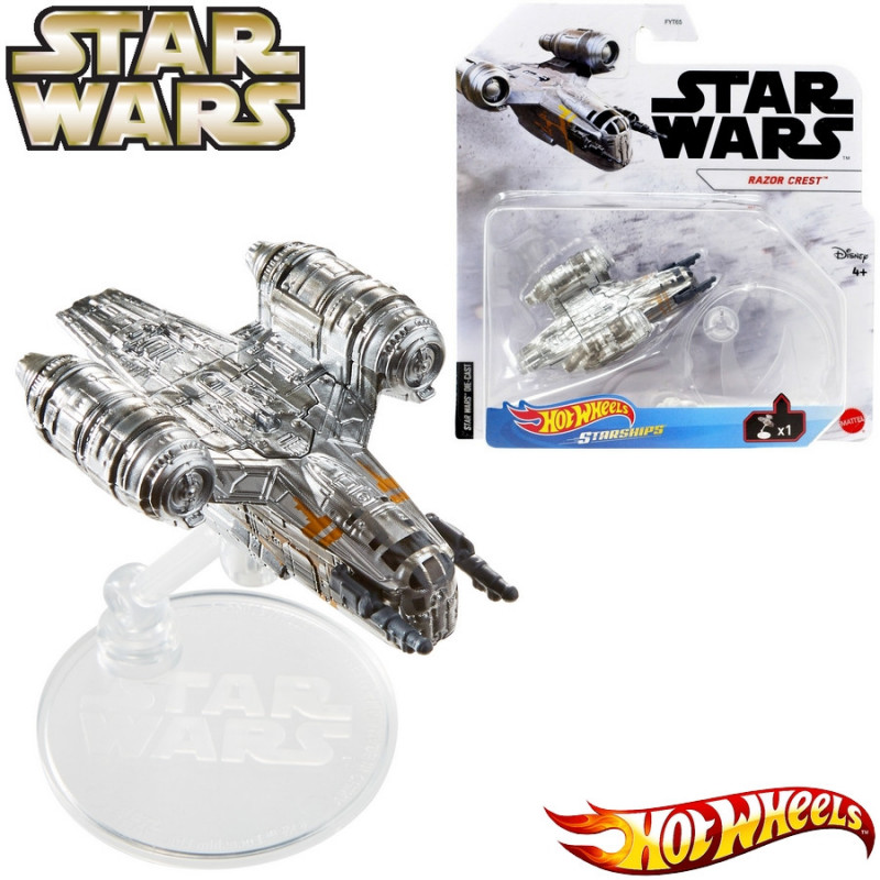 STAR WARS Razor Crest Hot Wheels Starships Collection