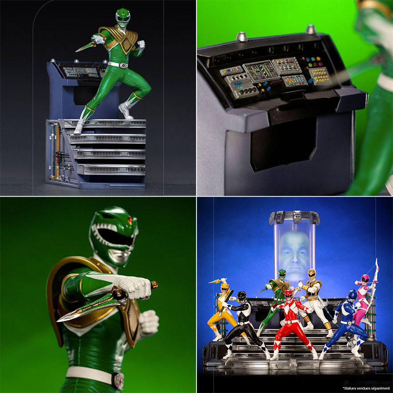 POWER RANGERS Statue Green Ranger BDS Art Scale Iron Studios