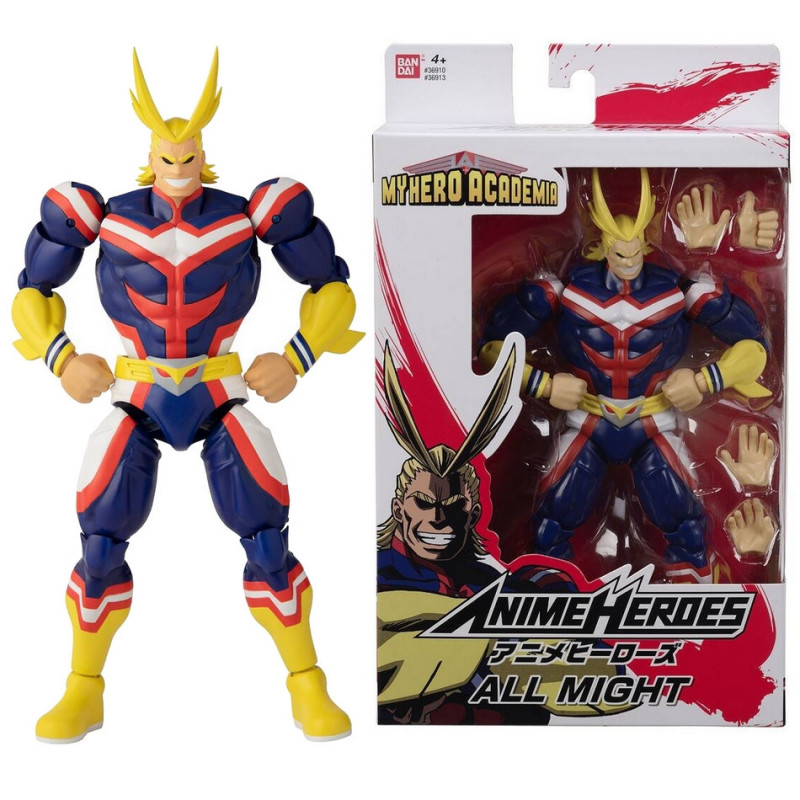 MHA Figurine All Might Anime Heroes Bandai