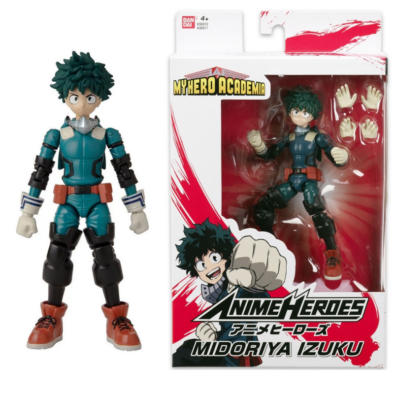 MHA Figurine Izuku Midoriya Anime Heroes Bandai