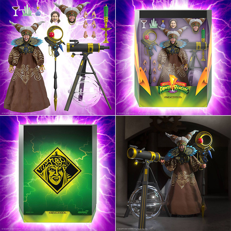 POWER RANGERS Figurine Ultimates Rita Repulsa Super7