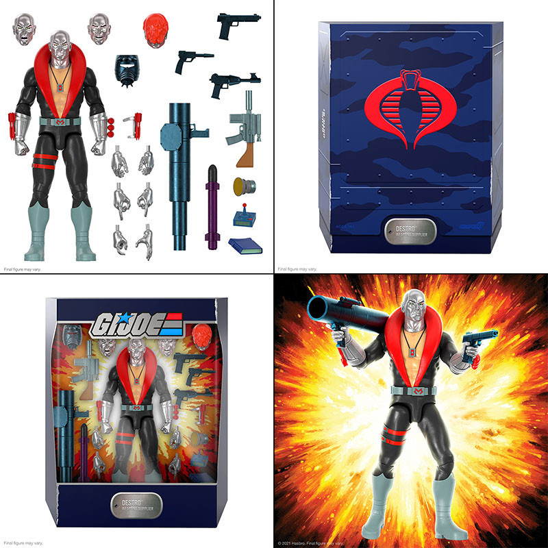 GI JOE Figurine Ultimates Destro Super7