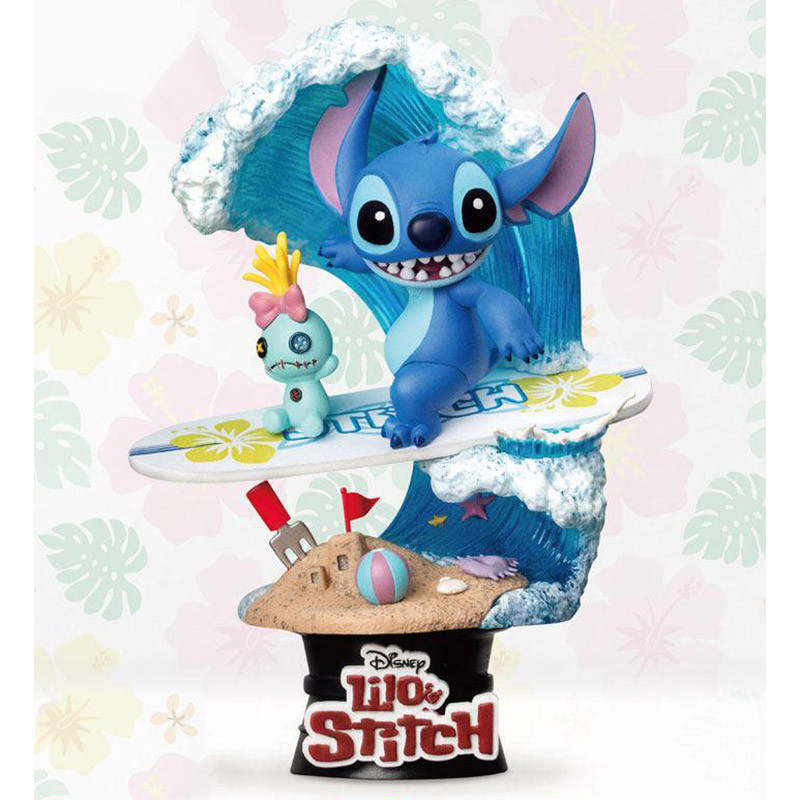 LILO & STITCH Diorama D-Stage Summer Series Stitch Surf Beast Kingdom