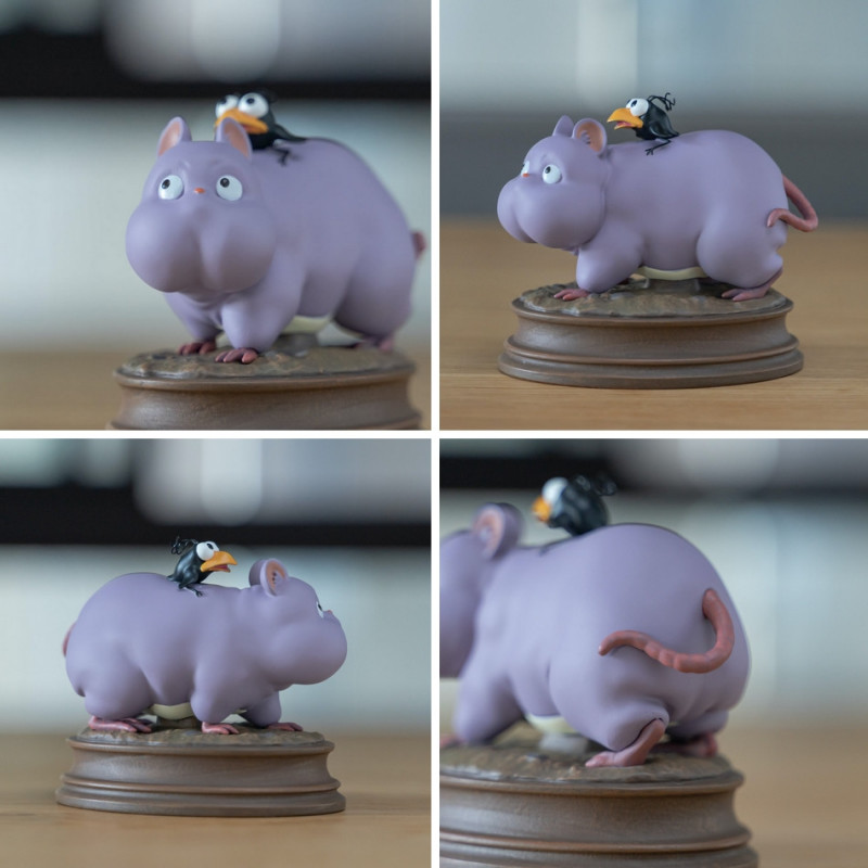 LE VOYAGE DE CHIHIRO Statue Boh Mouse & Oiseau Benelic