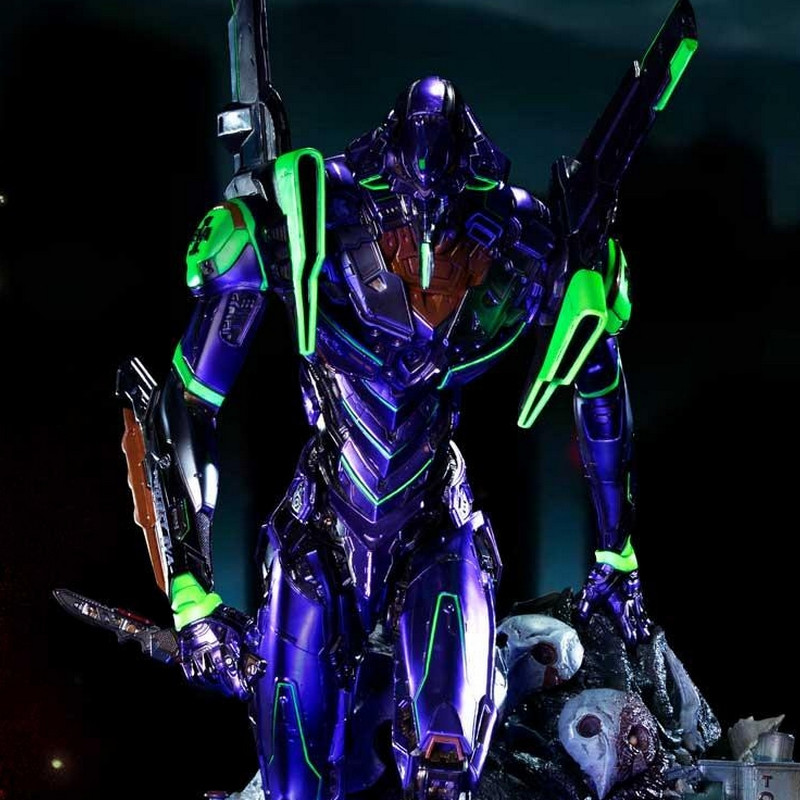 EVANGELION Statue Evangelion Test Type 01 Night Battle Version Prime 1 ...