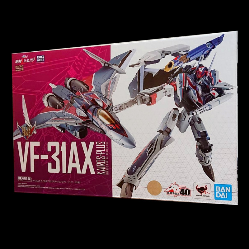 MACROSS DELTA DX Chogokin VF-31AX Kairos-Plus Mirage Farina Jenius ...