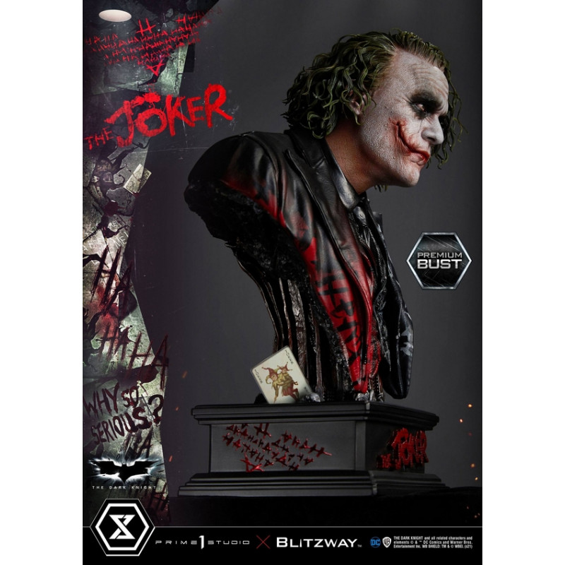 THE DARK KNIGHT Buste The Joker Premium Prime 1 Studio