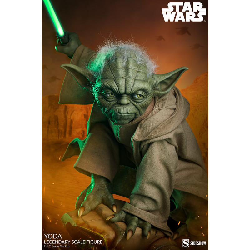 Statue Yoda Legendary Scale Sideshow Star Wars
