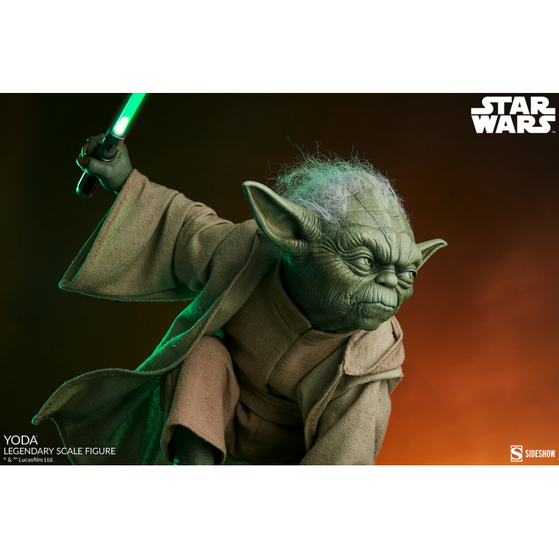 Statue Yoda Legendary Scale Sideshow Star Wars