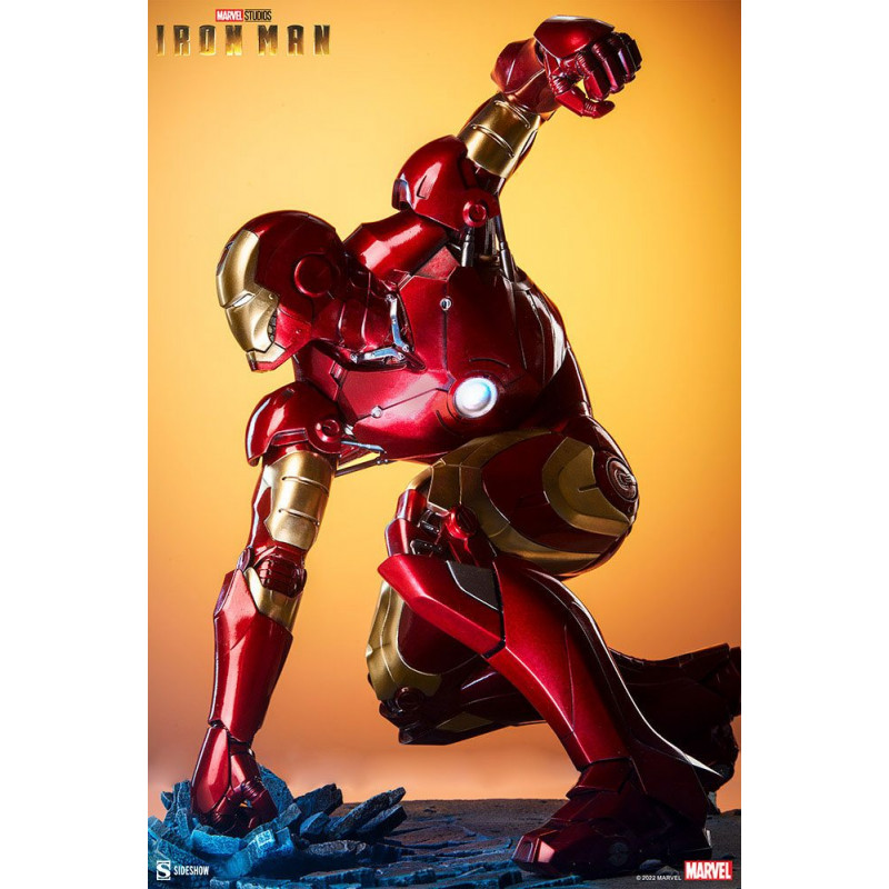 Statue Iron Man Mark III Maquette Sideshow Marvel