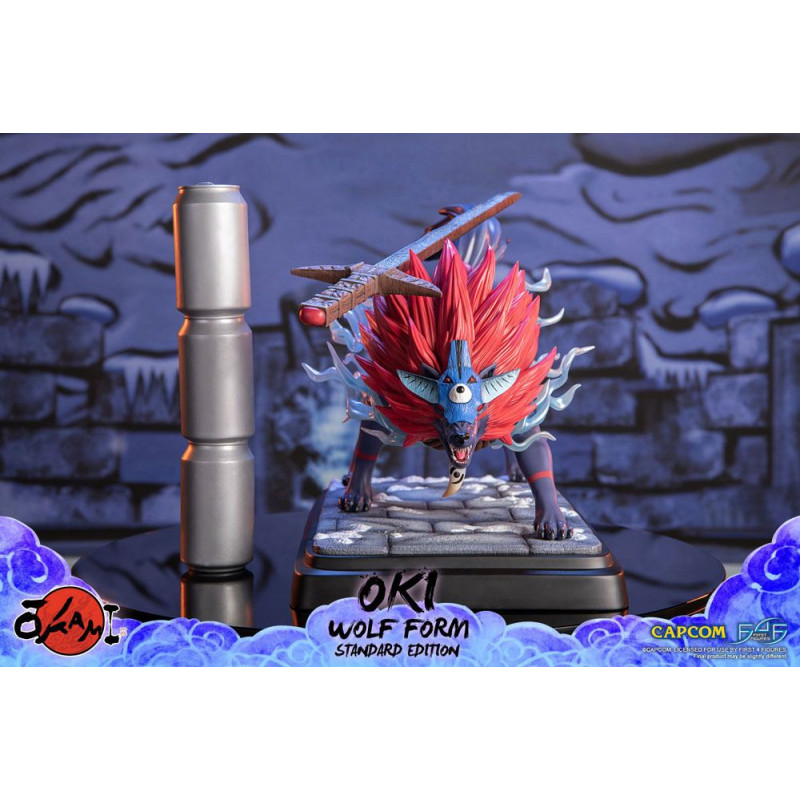 Statue Oki Wolf Form First 4 Figures Okami