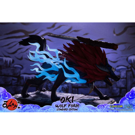 Statue Oki Wolf Form First 4 Figures Okami