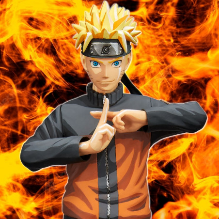 NARUTO SHIPPUDEN Figurine Naruto Uzumaki Grandista Nero Manga ...