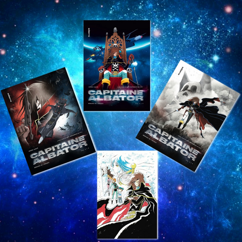 ALBATOR Coffret Intégral BD Capitaine Albator - Mémoires de l'Arcadia