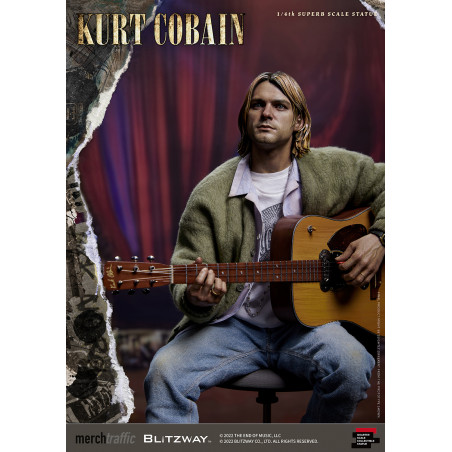 Statue Kurt Cobain Super Scale Blitzway Kurt Cobain
