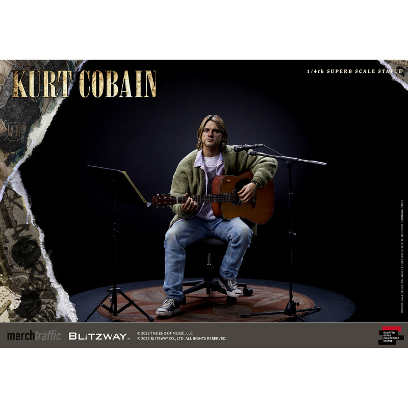 Statue Kurt Cobain Super Scale Blitzway Kurt Cobain