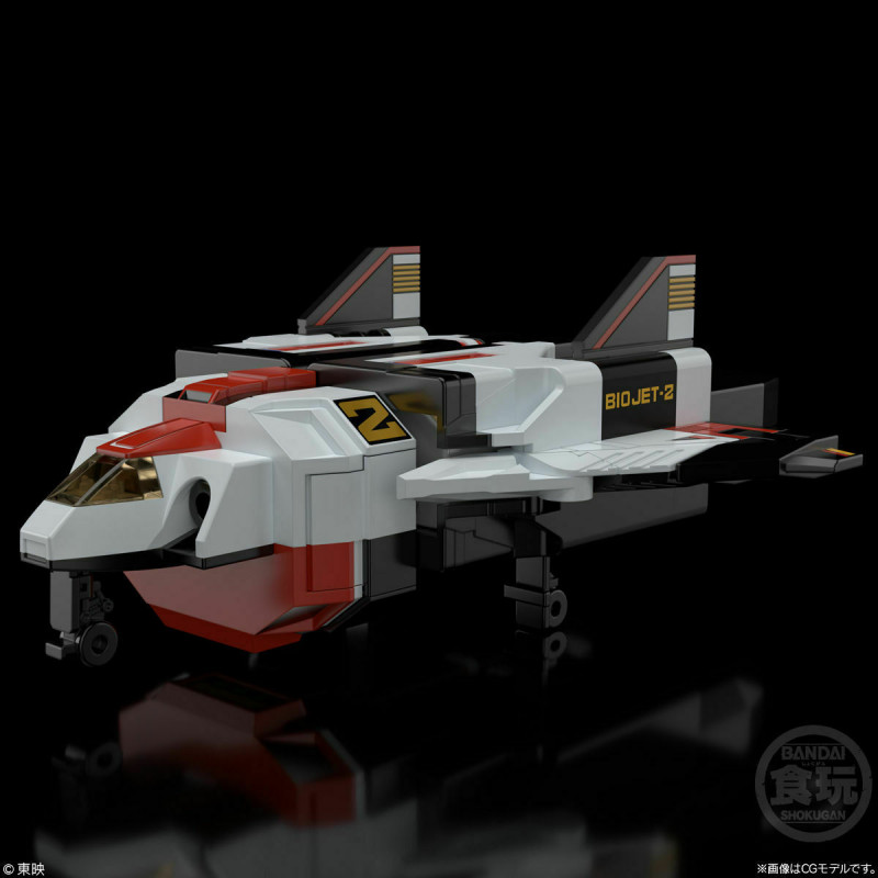 BIOMAN Figurine Bio Robo Mini Pla Bandai Shokugan