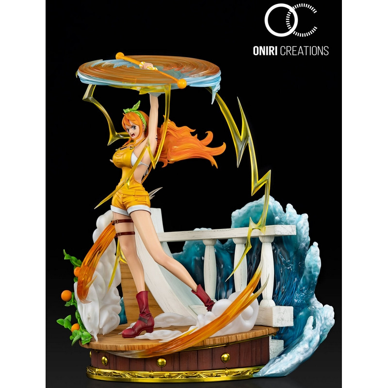 ONE PIECE Statue Nami Thunderbolt Tempo Oniri Créations