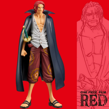 ONE PIECE RED Figurine DXF Shanks The Grandline Men vol.2 Banpresto