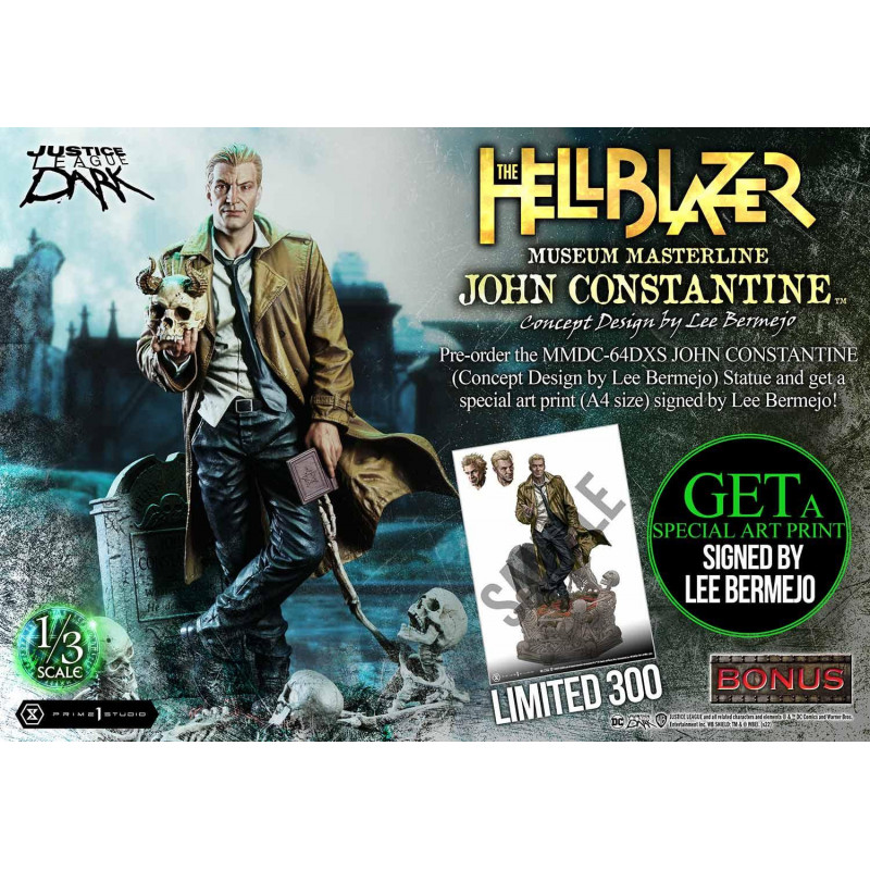 Statue John Constantine Deluxe Bonus Version Prime 1 Studio DC Comics ...