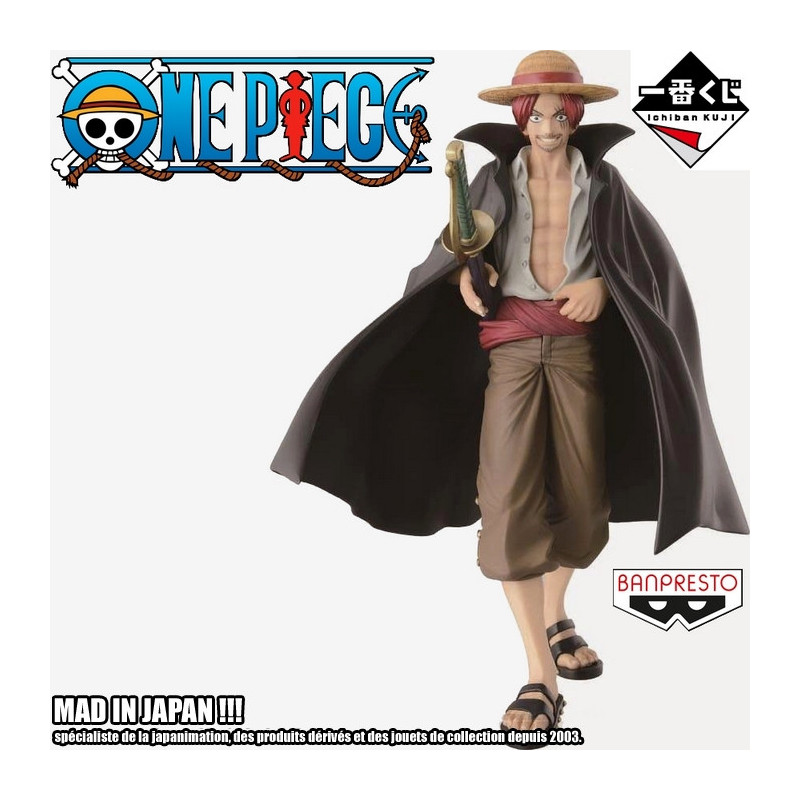 ONE PIECE statue Shanks Le Roux Ichiban Kuji Banpresto