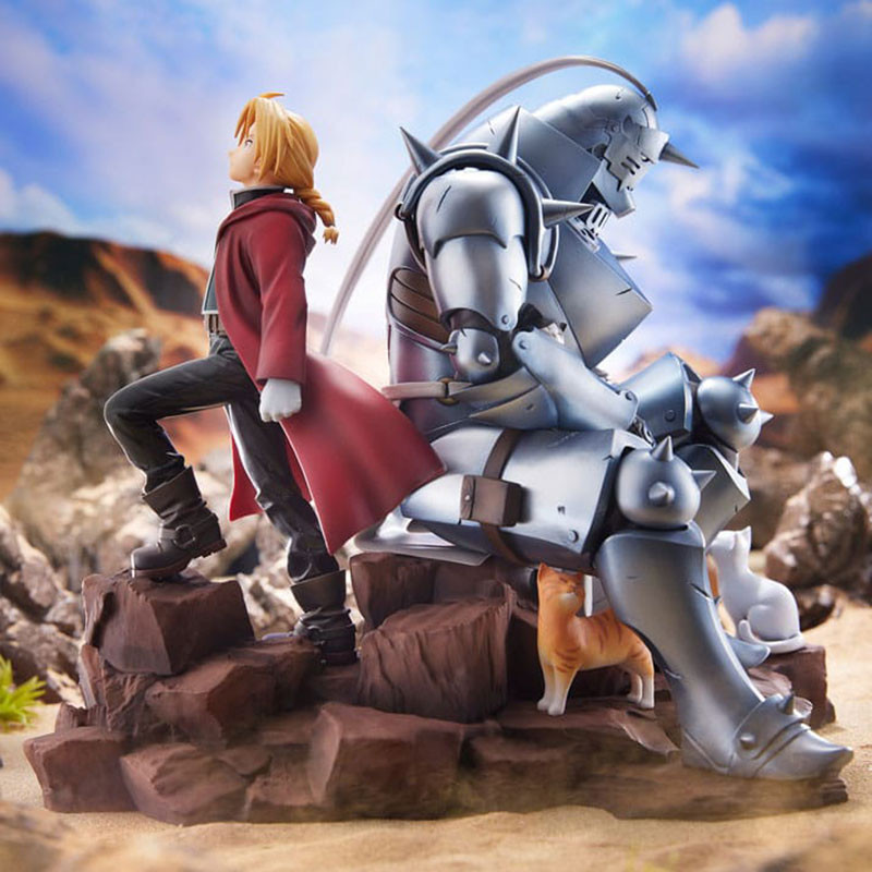 FULLMETAL ALCHEMIST Statue Edward & Alphonse Elric Deluxe Prime 1 Studio