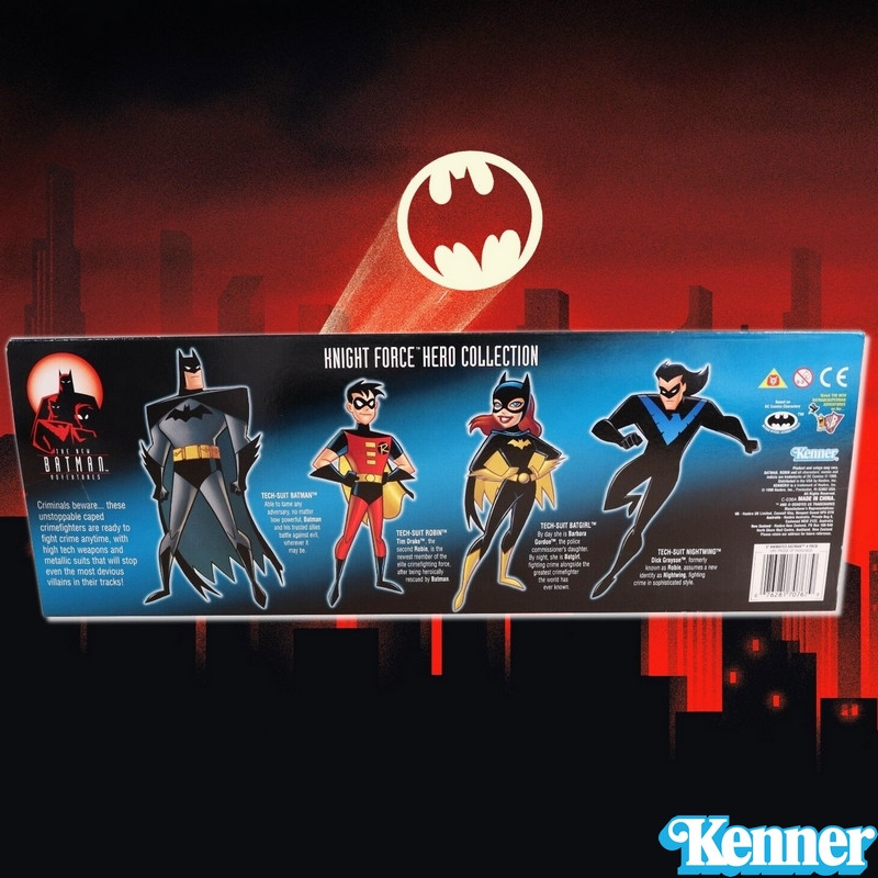 BATMAN The Animated Coffret Figurines Knight Force Hero Collection Kenner