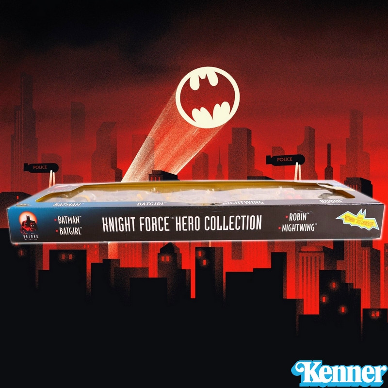 BATMAN The Animated Coffret Figurines Knight Force Hero Collection Kenner