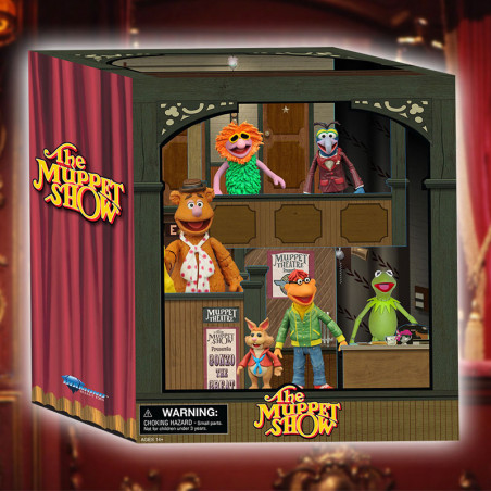 Pack 6 Figurines The Muppets Backstage Deluxe Box Set Diamond Select ...