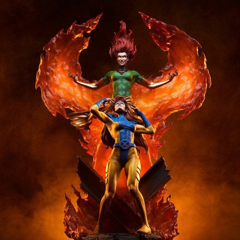 MARVEL Statue Phoenix And Jean Grey Maquette Sideshow