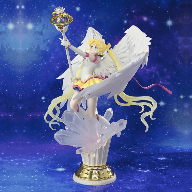 Figuarts Zero Chouette Figurine Eternal Sailor Moon Darkness calls to light, and light, summons ...