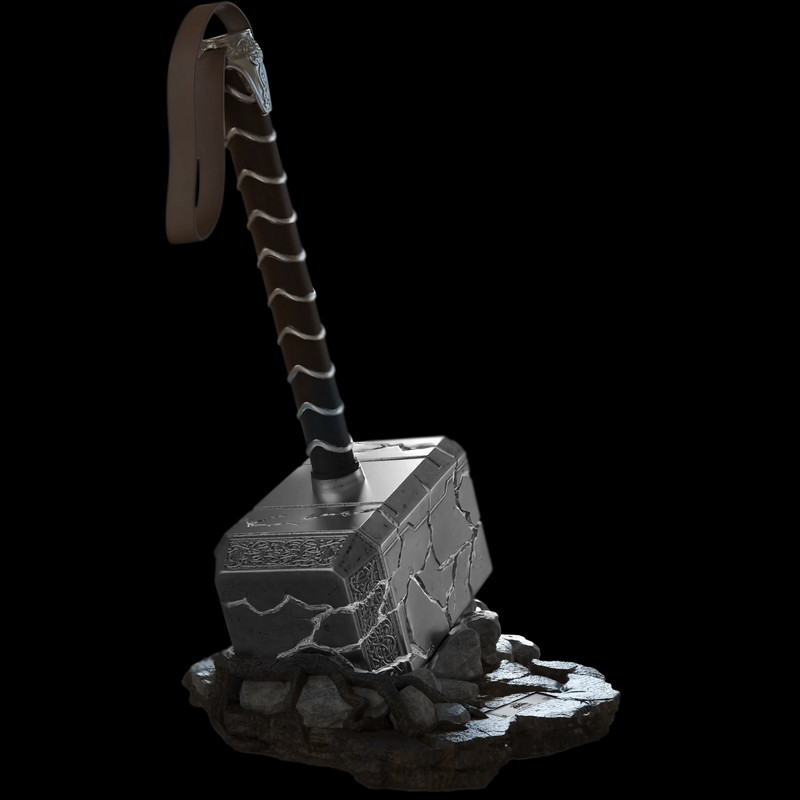 Statue Master Craft Mjolnir Beast Kingdom Thor Love and Thunder