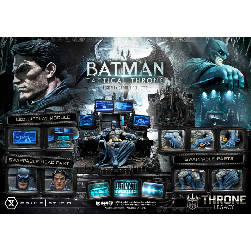 Statue Batman Tactical Throne Ultimate Version Throne Legacy Collection ...