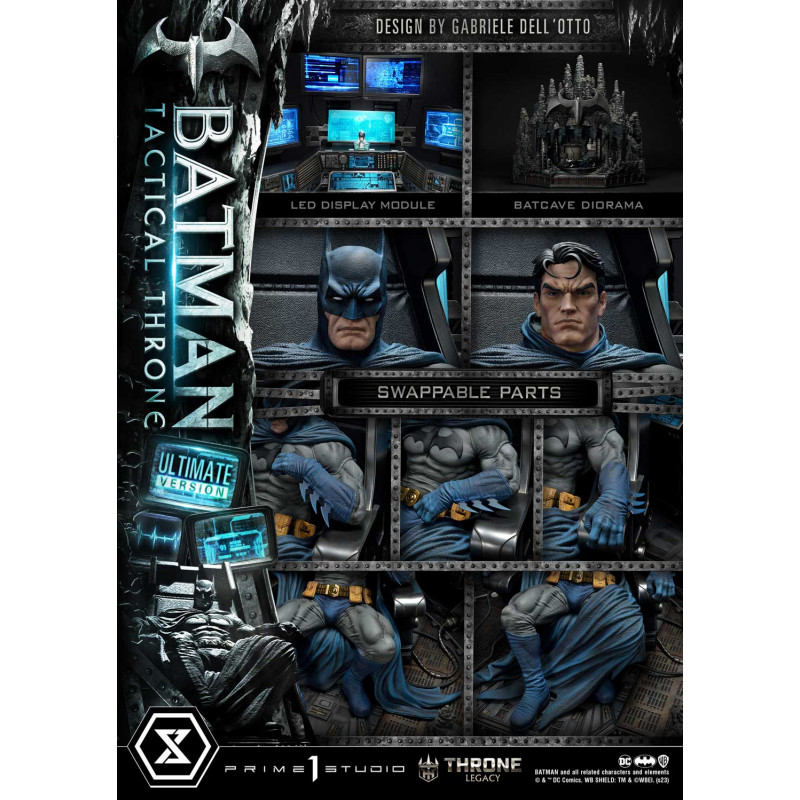 Statue Batman Tactical Throne Ultimate Version Throne Legacy Collection ...