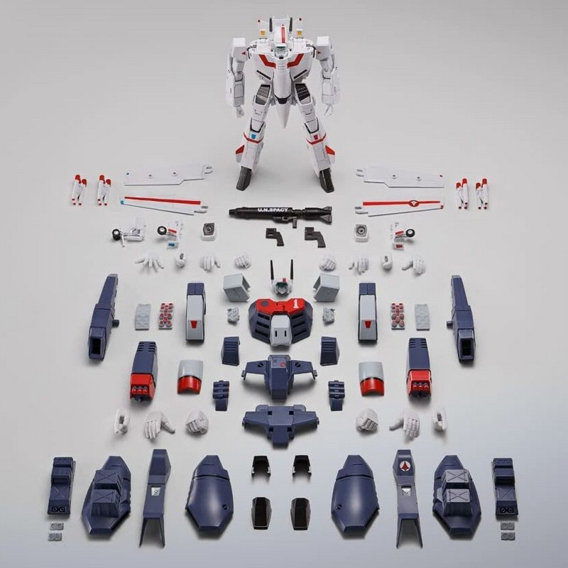 MACROSS Hi-Metal R VF-1J Armored Valkyrie Hikaru Ichijo Bandai