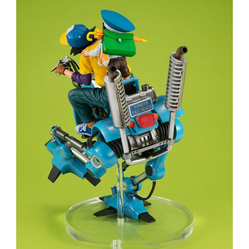 Figurine Son Goku & Son Gohan & Robot with two legs Desktop Real McCoy ...