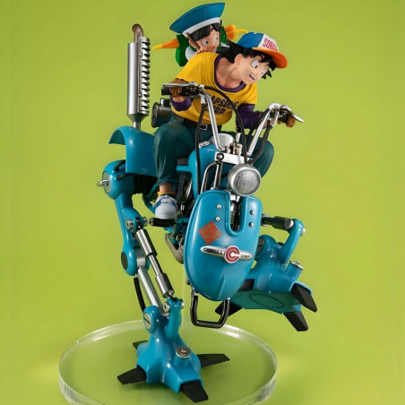 Figurine Son Goku & Son Gohan & Robot with two legs Desktop Real McCoy ...