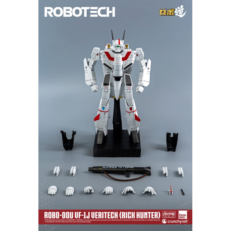 Figurine Robo-Dou VF-1J Veritech Rick Hunter ThreeZero Robotech