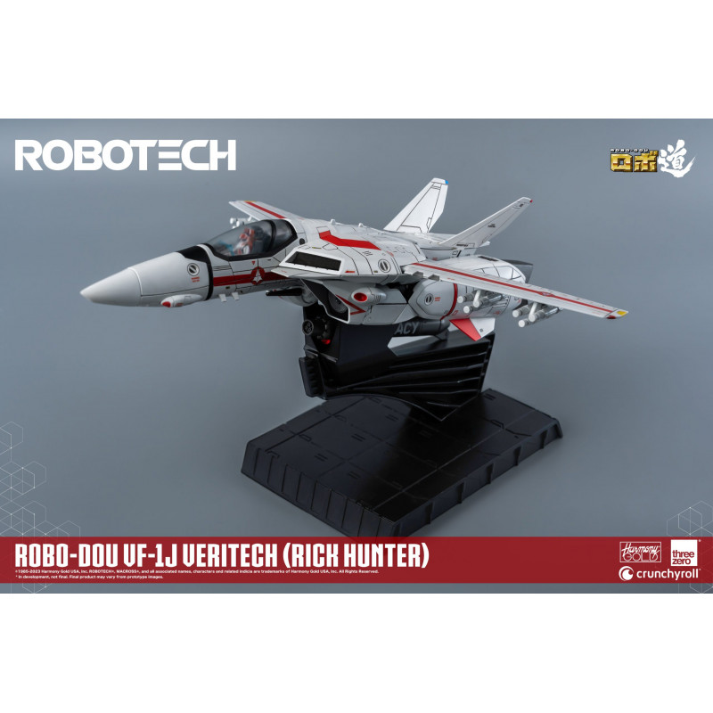 Figurine Robo-Dou VF-1J Veritech Rick Hunter ThreeZero Robotech