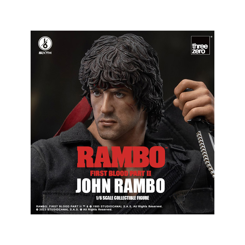 Figurine John Rambo ThreeZero Rambo II