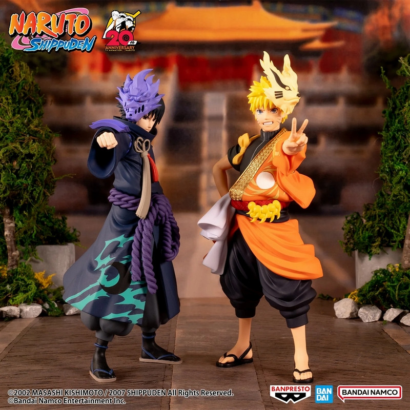Figurine Uchiha Sasuke Animation 20th Anniversary Costume Banpresto ...