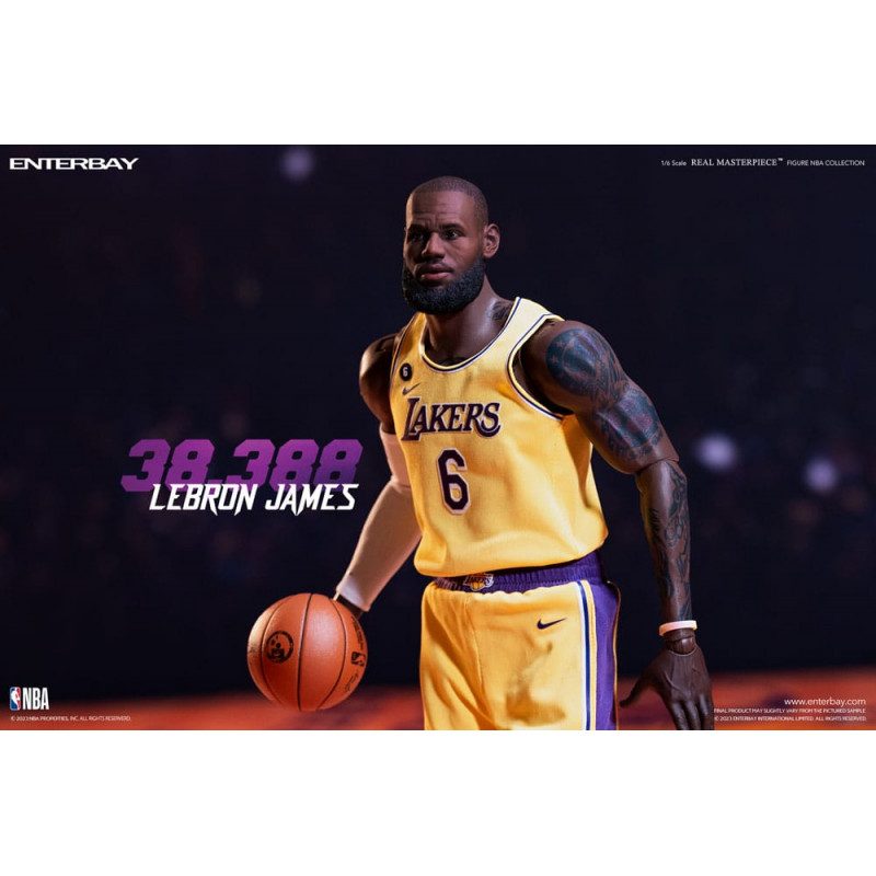 Figurine Lebron James Real Masterpiece Special Edition Enterbay NBA ...